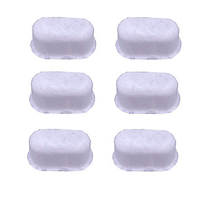 Advanced Replacement Water Filter Cartridges for Mr. Coffee Easy Measure and Dishwashable 12-Cup Coffee Makers, 2-step Advanced Filtration System with Activated Carbon and ion Exchange Resin (6 Pack)