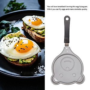 TOPINCN Mini Egg Pan, Nonstick Egg Frying Pan Omelet Pan Innovative Korean Breakfast Pot DIY Mini Breakfast Pan Small Egg Pancake (Bear)