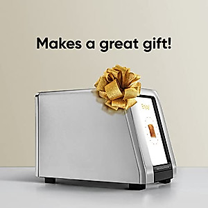 Revolution InstaGLO R180 (Original) Touchscreen Toaster. Faster, smarter & tastier thanks to InstaGLO heating tech. Featuring high-speed smart settings for perfectly toasted bagels, English muffins, toast, Pop-Tarts and waffles.