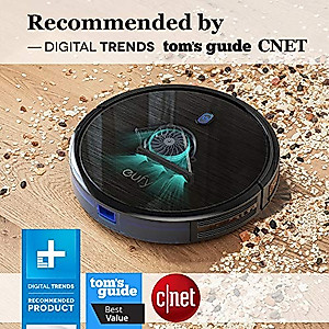 eufy by Anker, BoostIQ RoboVac 11S (Slim), Robot Vacuum Cleaner, Super-Thin, 1300Pa Strong Suction, Quiet, Self-Charging Robotic Vacuum Cleaner, Cleans Hard Floors to Medium-Pile Carpets