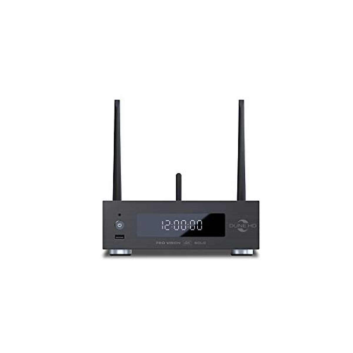 Dune HD Pro Vision 4K Solo | HDR10+ | Ultra HD | 3D | DLNA | Media Player and Android Smart TV Box | RTD1619 | 3.5 SATA HDD Rack | HD-Audio, 2X HDMI, BT, WiFi, 4GB / 32GB