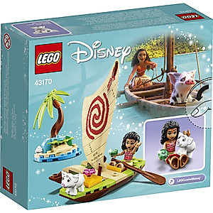 LEGO Disney Moana’s Ocean Adventure 43170 Toy Building Kit, New 2020 (46 Pieces)
