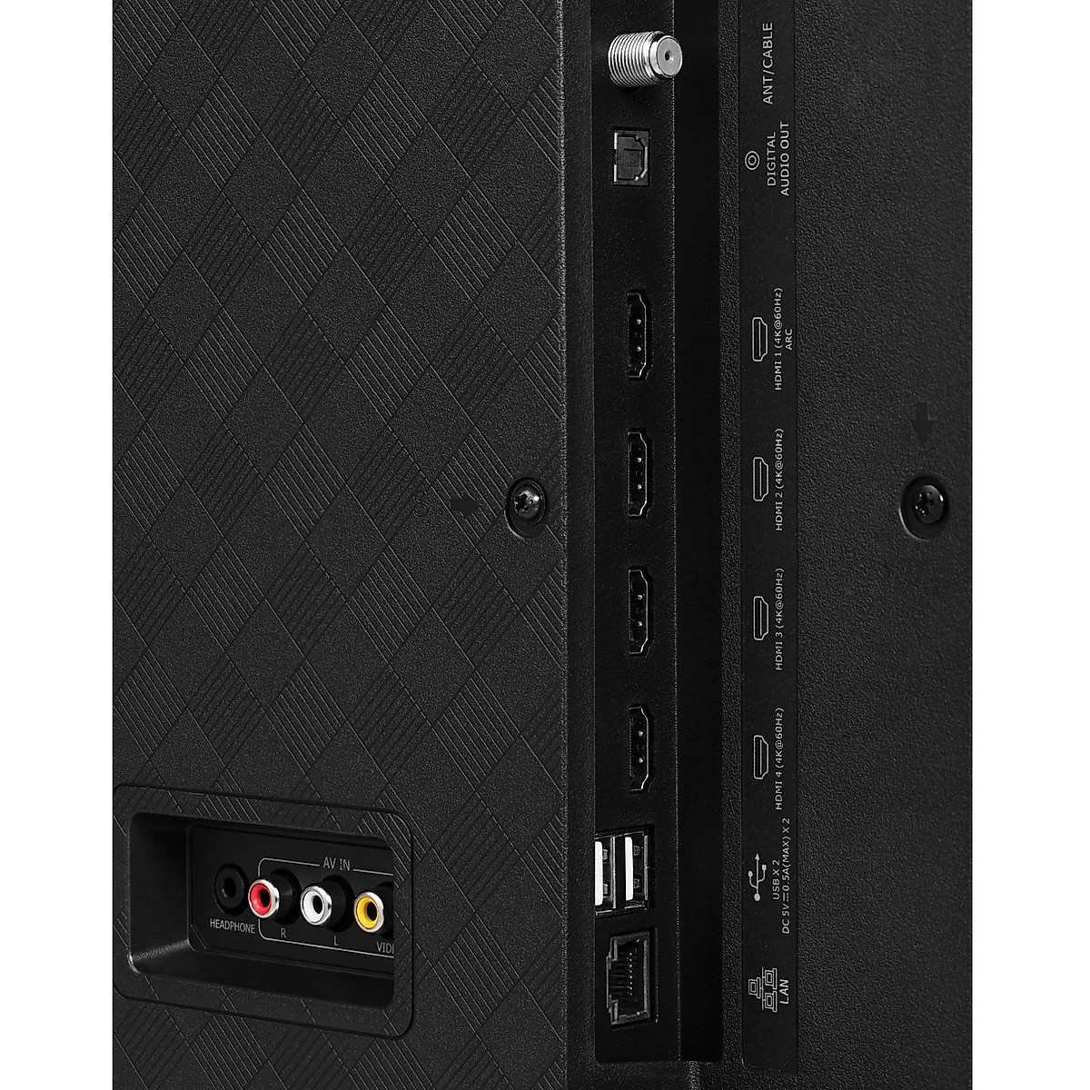 Hisense 65A6G 65-Inch 4K Ultra HD Android Smart TV with Alexa Compatibility (2021 Model), Black