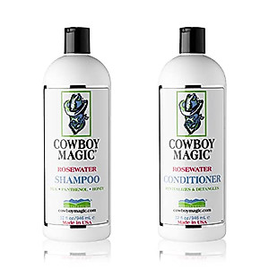 Cowboy Magic Rosewater Shampoo + Conditioner 32 Ounce Each