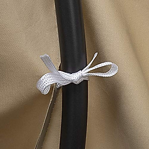 Modern Leisure Basics Patio Chair Cover - Weather-Resistant Fabric - Furniture Protection Perfect for Patio, Deck, and Porch - 27" L x 34" W x 31" H - Khaki