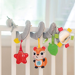 BENBAT Spiral Plush Toy, Baby’s Fun Accessory for Car Seat & Pram Etc, Hanging Rattling Toys, Developmental Toys for Babies, Keeps Your Baby Happy, Ideal Gift