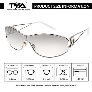 Y2k Sunglasses Womens Glasses Silver Shades Metal Wire Frame Oval Sun Glasses for Women Trendy 2000s 90s shield Retro Eyewear