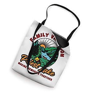 Fishing Camping Lake Family Vacation Priest Lake Tote Bag