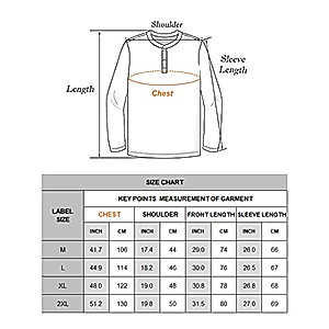 QUALFORT Men's Waffle Henley Shirt Lightweight Long Sleeve Classic Stitch Pullover Sweater Beige Large