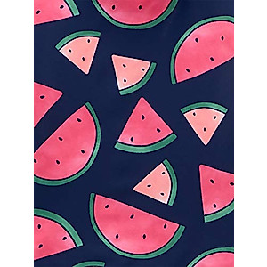 Simple Joys by Carter's Girls' 3-Piece Assorted Rashguard Sets, Watermelon, 5T