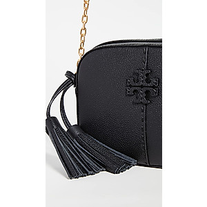 Tory Burch Women's Mcgraw Camera Bag, Black, One Size