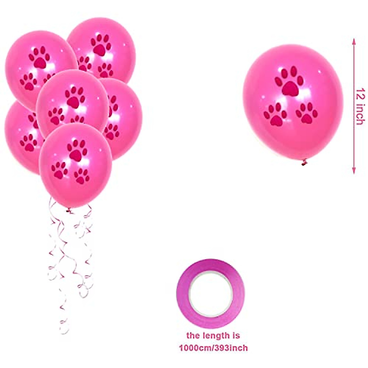 Dog Birthday Party Supplies,Dog Birthday Bandana Hat Set,Puppy 1st Birthday Outfit with a Number,Happy Birthday Banner,Triangle Scarf,Paw Print Balloon,Cute Bowtie for Pet Boy/Girl Party Accessories