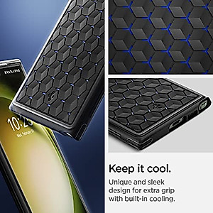 Spigen Cryo Armor Designed for Galaxy S23 Ultra Case (2023) - Matte Black