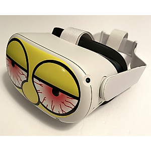 Stoner Eyes Decal for Quest 2 VR Headset - Meta/Oculus - Glossy Vinyl Sticker
