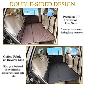 Non-Inflatable Car Mattress, Double-Sided Design, Car Bed Travel Camping Car Mattress, Bed Backseat Extender for Car/SUV/Truck, can Have Rest on Travel