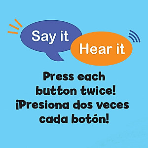 Let's Go! ¡Vámonos! English & Spanish First Words Bilingual Sound Book for Children and Preschoolers: Early Learning Practice Dual Language (Say It, Hear It) (English and Spanish Edition)
