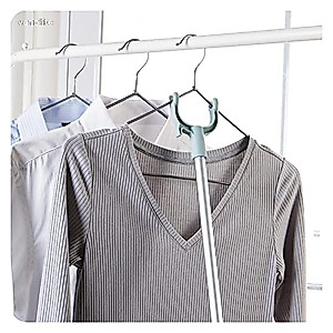 FIDEMM Balcony Fork Pole The Hangers for Clothes Pole Retractable Pole Drying Pole Fork Dress Stick Space Saving Clothing Rack