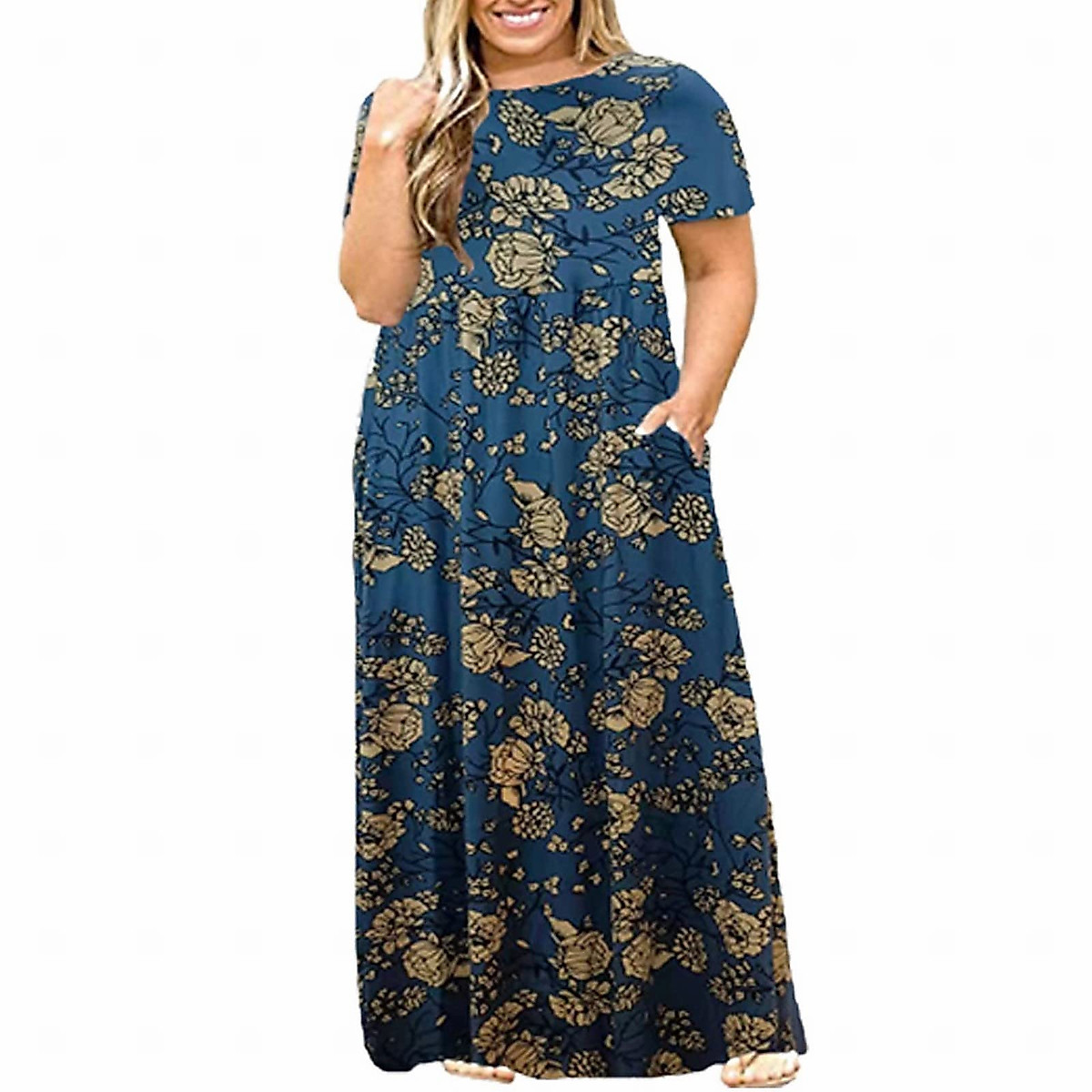 Wedding Dresses for Guest Casual Tie Waist Midi Dresses Polka Dot Print Ruffle Short Sleeve Dress