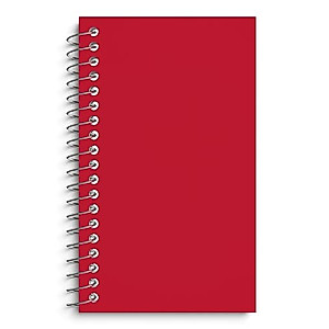 1InTheOffice Wirebound Spiral Memo Books, Memo Pads, 3" x 5", College Ruled, Small Notepad 3x5, Assorted, 75 Sheets/Pad, 10 Pads/Pack