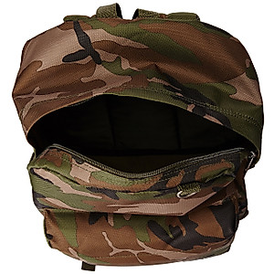 Everest Classic Woodland Camo Backpack, Camouflage, One Size