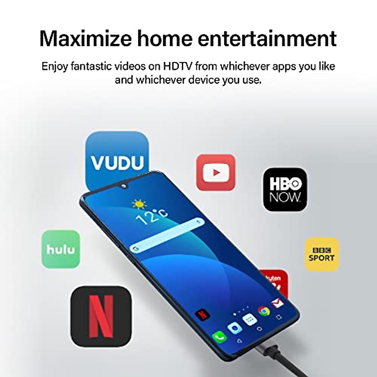 EZCAST TWINX Package | Wireless HDMI / USB-C Transmitter and Receiver Kit, Support DP Alt Mode.
