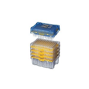 Eppendorf 022494002 PCR Clean epTIPS Elongated Pipet Tips, Disposable Rack Packaging, Sterile and Pyrogen Free Dualfilter, 50-1250microliter Volume (Case of 480)