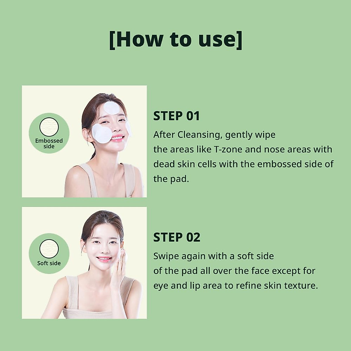 METAFORET Black Lemon Peeling Toner Pad 60 Sheets/Facial exfoliating Pads, Perfect Solution for Dead Skin Cells, Non-irritating Moisture Boost Toner