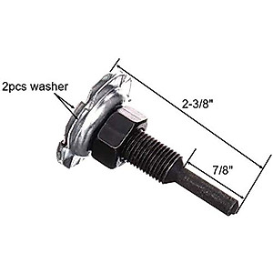 SCOTTCHEN 4" Buffing Polishing Wheels Soft(30Ply)/ Fine(50Ply)/ Medium(38Ply)/ Coarse 1/2" Thick/Rough 1/2" Thick with 1/2" Arbor Hole with 2sets 1/4" Shank for Drill - 5Pack