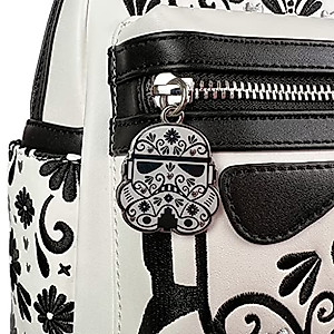 Loungefly Star Wars Stormtrooper Floral Embroidered Cosplay Womens Double Strap Shoulder Bag Purse