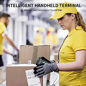 Posunitech Android 11 Barcode Scanner TA08 with Tempered Film IP65 Rugged PDA Data Terminal Mobile Computer with 1D/2D Zebra-SE4710 Reader Wi-Fi 6 Bluetooth 4G 8000mAh Battery for WMS Management