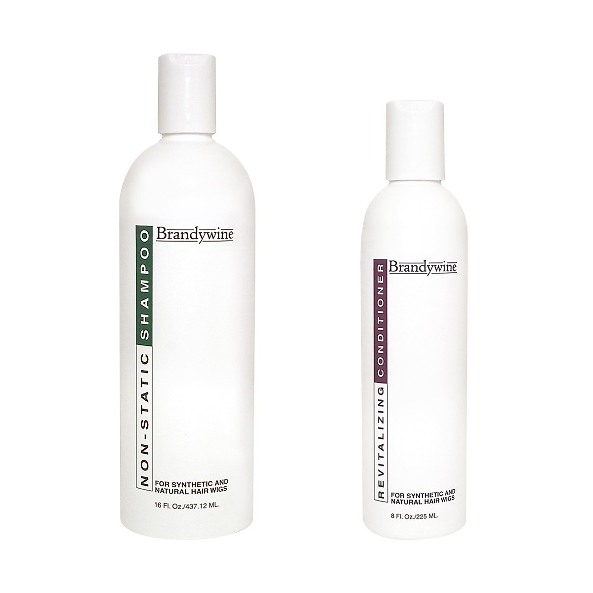 Brandywine Non Static Shampoo 16 Ounce & Revitalizing Conditioner 8 Ounce, Value Pack