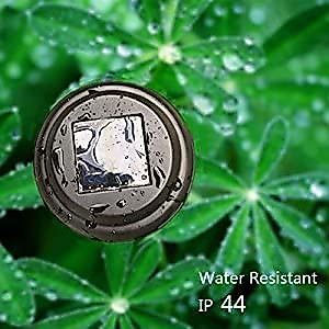 voona Solar Outdoor Pathway Lights Matt Black Stainless Steel Painted LED Lights for Garden Landscape Path Yard Driveway (black-8pack)