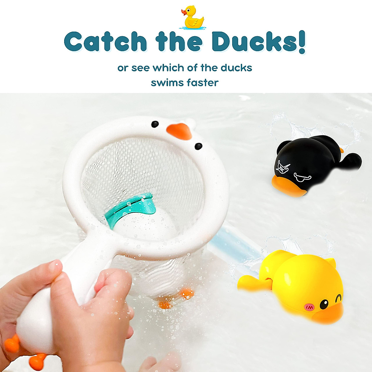 Bath Toys - Basketball Hoop for Toddlers Kids (White)