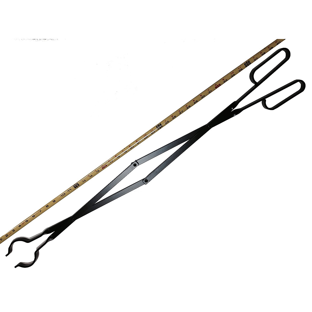 The Perfect Campfire Grill Extra Long Log Tweezers, Heavy Duty Fireplace Tongs, 40"