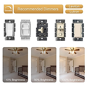 Vintage Dimmable T6 LED Bulb, 25W Equivalent/ 2 Watt, Antique E12 Edison Candelabra Light Bulbs, 2700K Soft Warm White T8/T25 Small Tubular Chandelier Lamp, 4 Pack