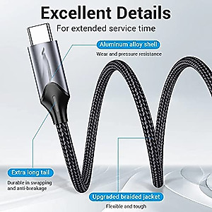 Hubs USB C to 3.5mm Jack Earphone Type C to 3.5 Headphone AUX Adapter Audio Cable USB Hubs (Size : 1.0m)