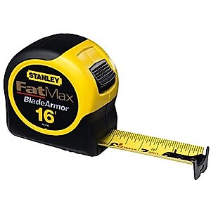 STANLEY FATMAX Tape Measure with Blade Armor, 16-Foot (33-716)