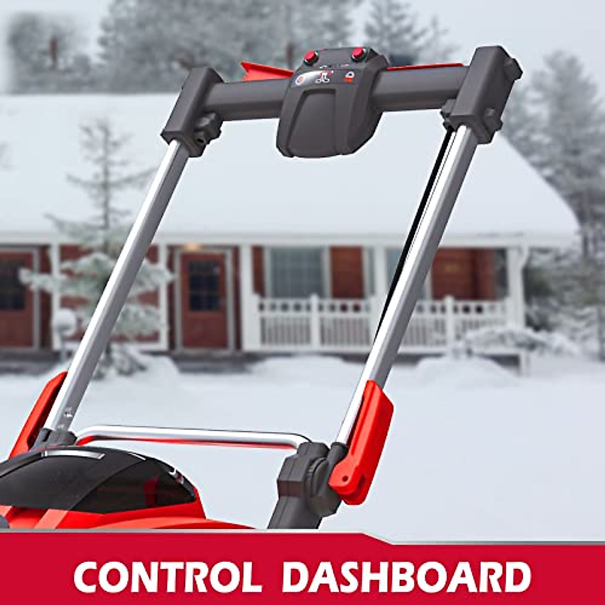 Teeker Snow Blower - 80V 6.0Ah Battery Powered Snow Blower, 21'' Electric Snow Thrower, Cordless Snow throwers