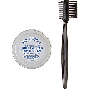 Bio-Groom Stain-Free Dog Eye Cream - Tear Stain Remover for White Dogs, Natural Eye Wash, Hypo-Allergenic, Cruelty-Free, Made in USA, Gentle Eye Cleaner for Dogs - 0.7 oz 1-Pack