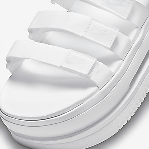 Nike Women's Icon Classic Sandal NA White/Pure Platinum-White (DH0224 100) - 9
