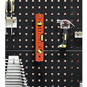 DOWELL 12 Inch Magnetic Spirit Level with Metric Scale, 3 Different Bubbles-45°/90°/180°HY030660