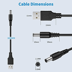 Czepa Power 5V USB Charger Cord Replacement Adapter Compatible with a Various Types of HQ8505 Philips Norelco Shavers, Electric Razor, SURKER Clippers and Others 5521 Adapter Charging Line