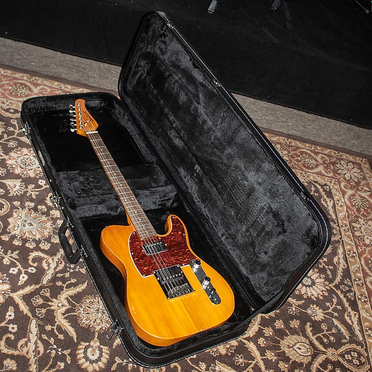 ChromaCast CC-EHC Electric Guitar Hard Case,Black