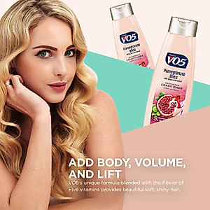 VO5 Moisturizing Conditioner - 12.5 Fl Oz - Pomegranate Bliss - Grape Seed Extract Leaves Hair Looking Vibrant and Beautiful