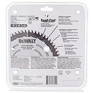 DEWALT Circular Saw Blade, 7 1/4 Inch, 60 Tooth, Wood Cutting (DWA171460)