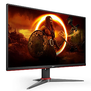 AOC 24G2E 23.8'' 16:9 Full HD 144Hz IPS Gaming Monitor with AMD FreeSync, Black, 23.8 inch (Renewed)