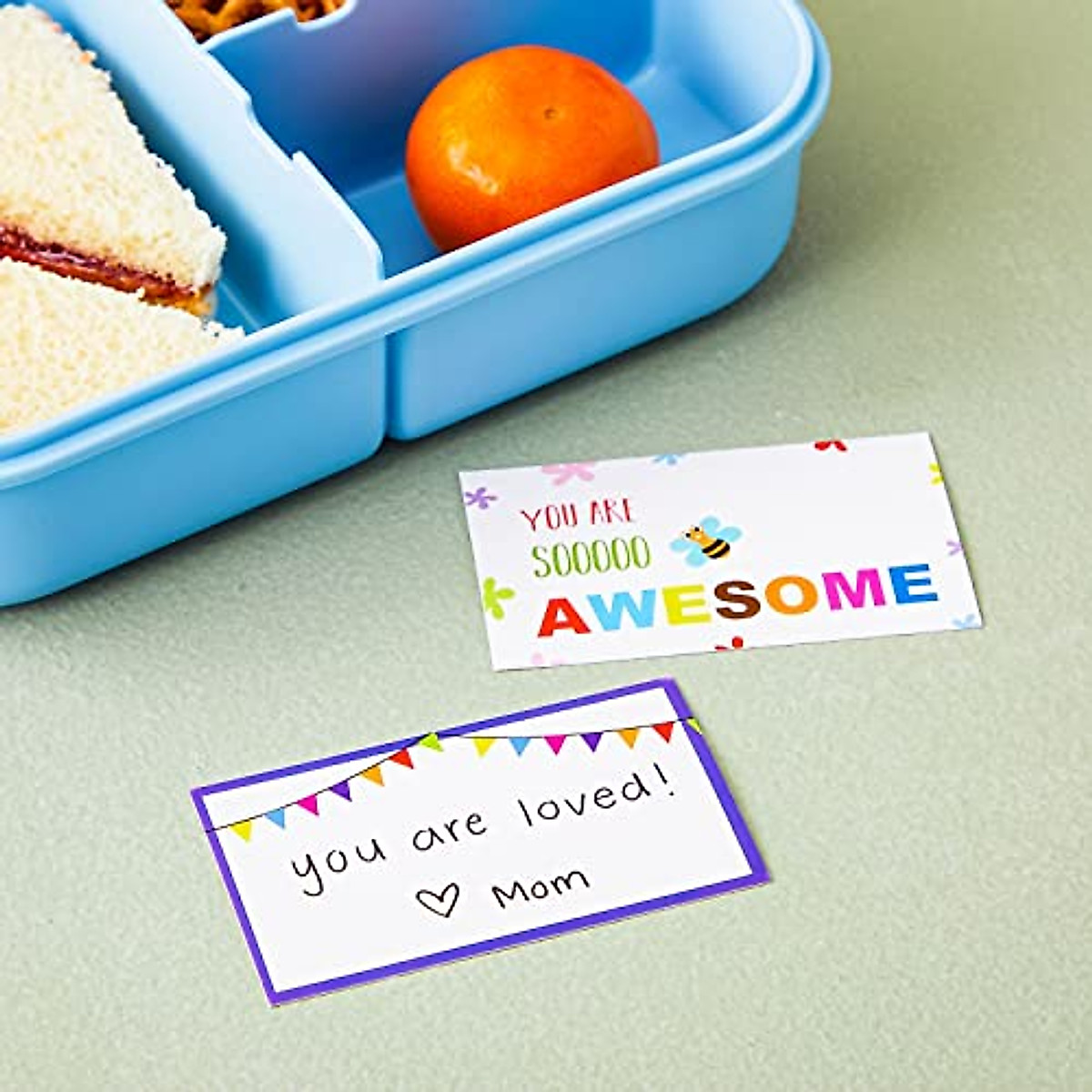 60-Pack Motivational Lunch Box Notes for Kids, Single-Sided Blank Inspirational Cards in 30 Designs, Cute, Encouraging Joke Cards for Lunchbox Essentials (2x3.5 in)