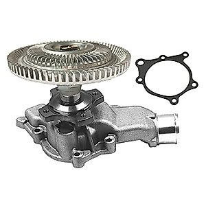 VIPCAR 1088 Engine Cooling Water Pump & Fan Clutch Assembly for Jeep 1999-2004 Grand Cherokee WJ 4.0L Power Tech I6