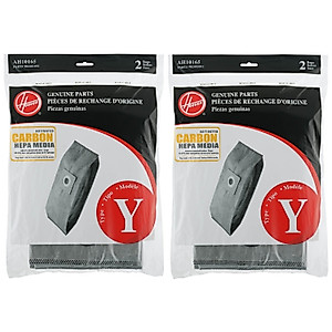 Hoover Type Y Carbon HEPA Bag (4-Pack), AH10165