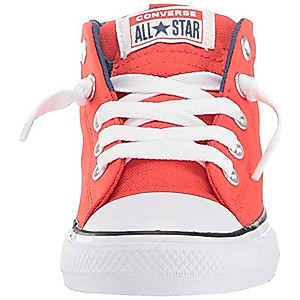 Converse Baby-Boy's Chuck Taylor All Star Street Moon Seasons Sneaker, Habanero Red/Navy/White, 3 M US Infant